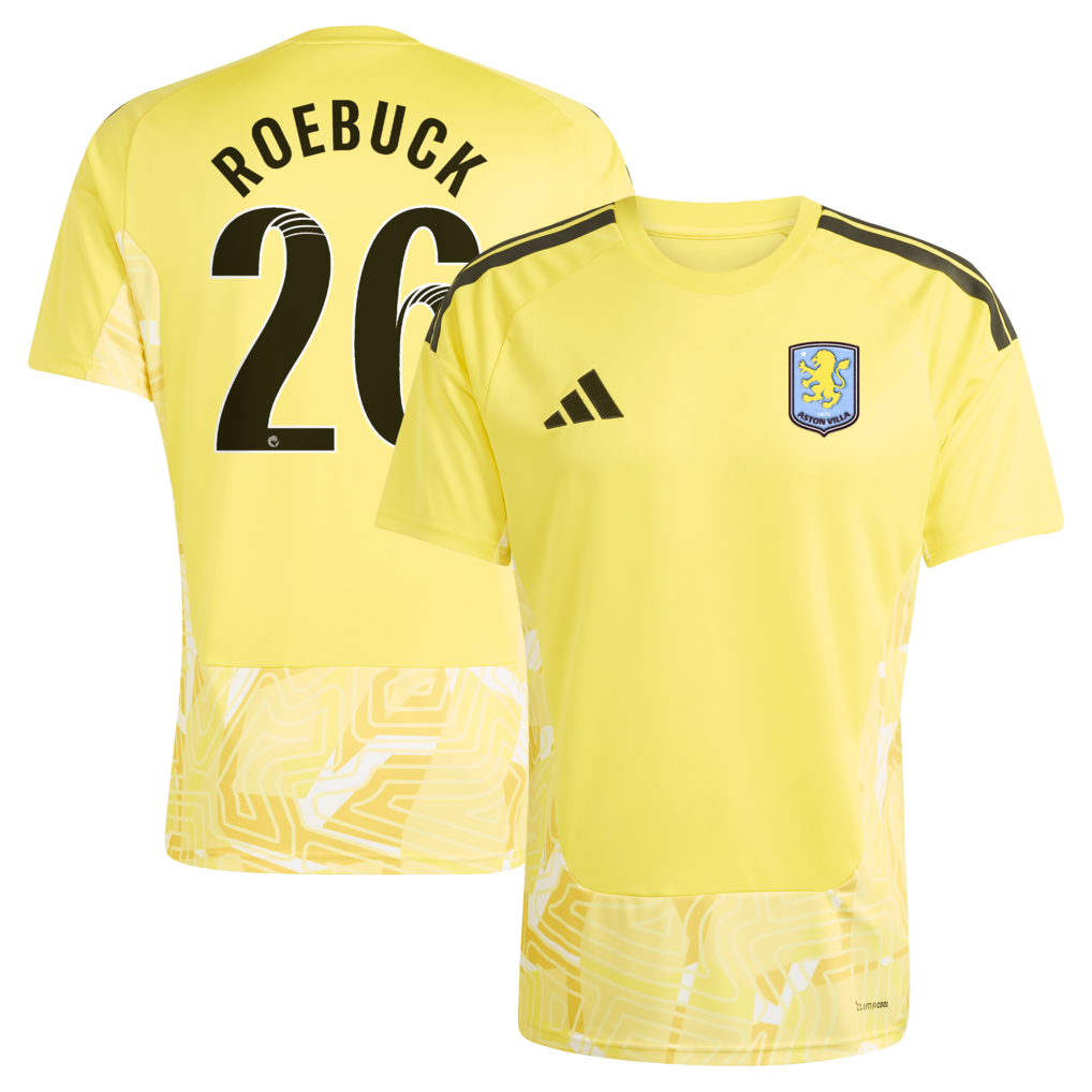 Aston Villa adidas WSL Home Goalkeeper Shirt 2026-27 with Roebuck 26 ...