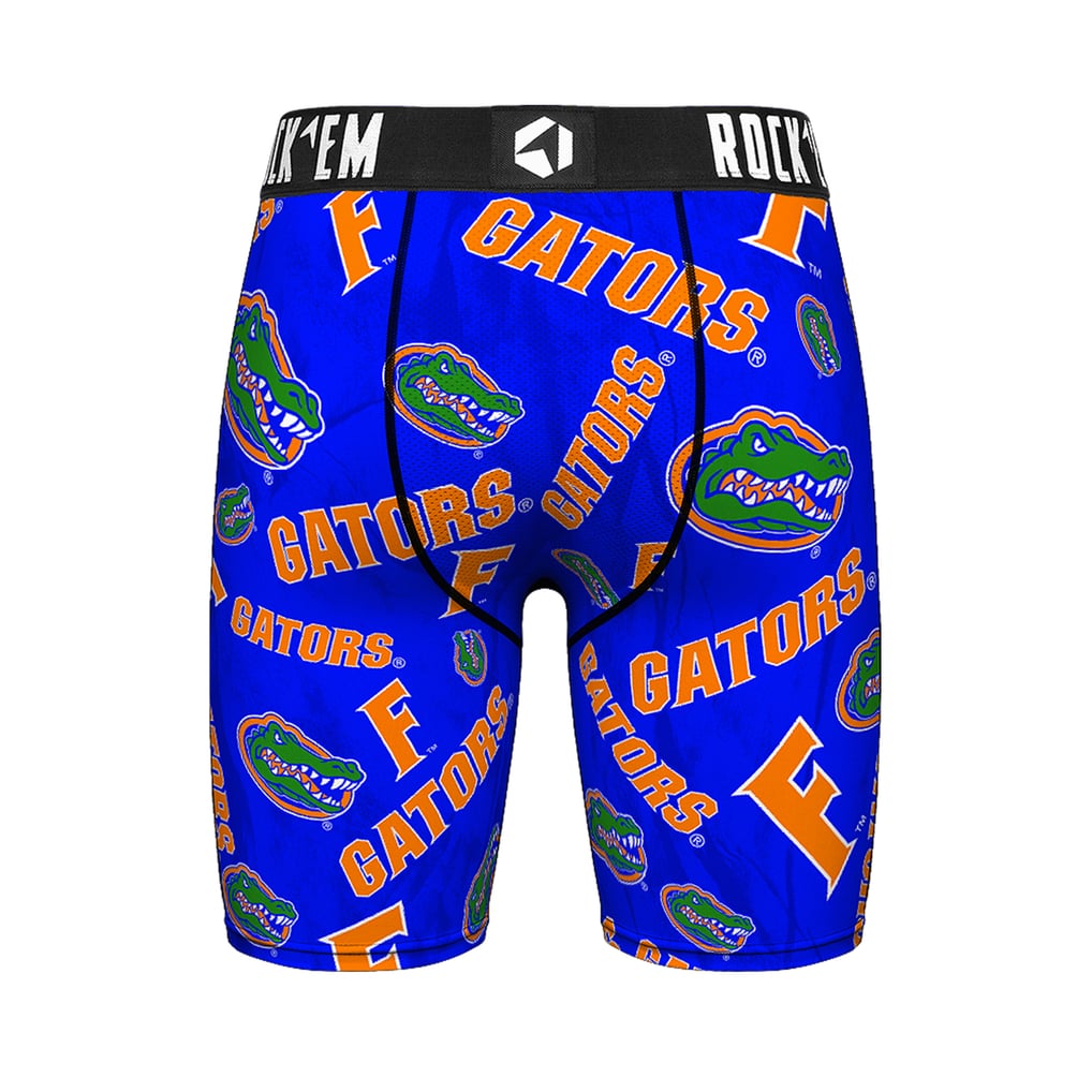 Men's Rock Em Royal Florida Gators All Over Logo Boxer Briefs