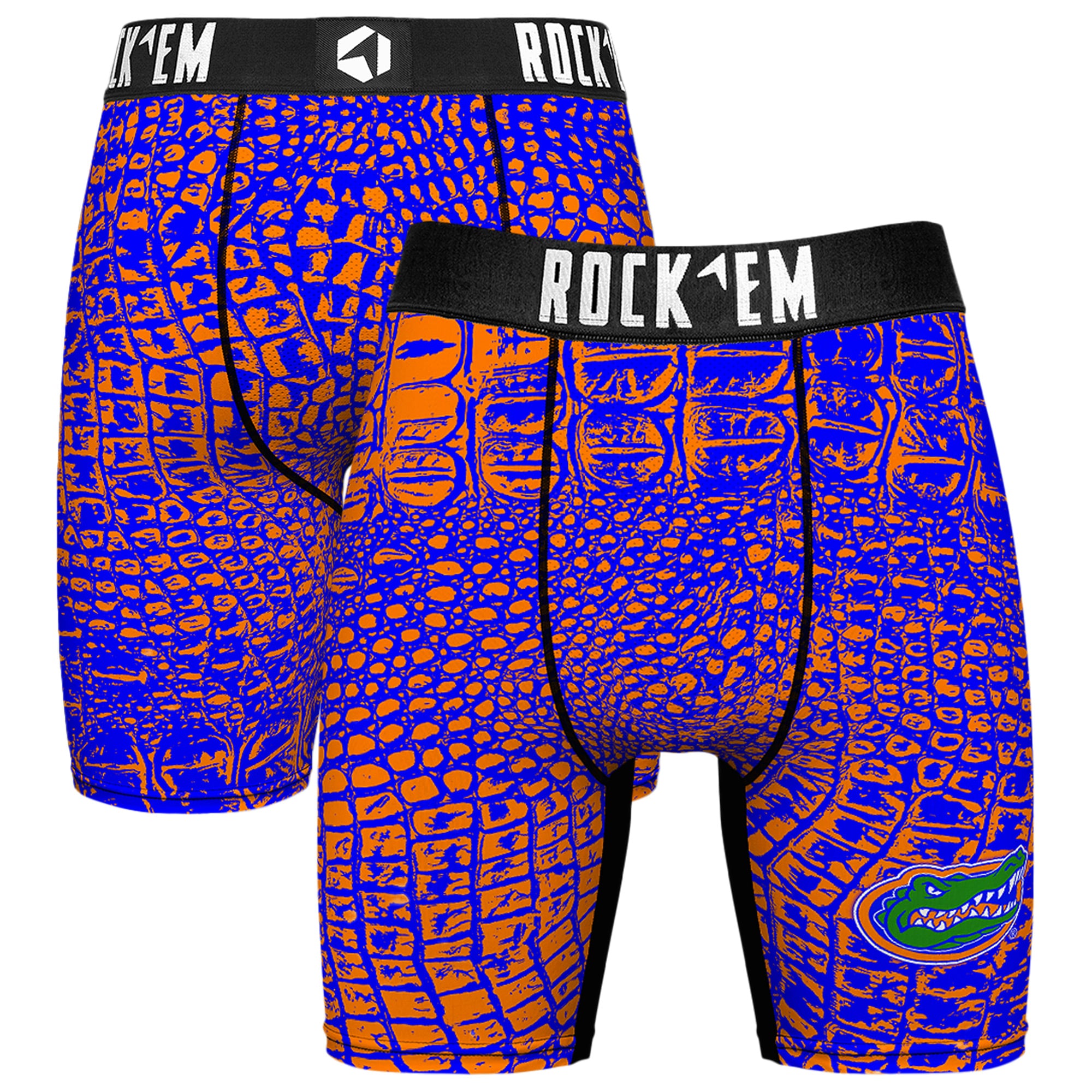 Men's Rock Em Royal Florida Gators Localized Boxer Briefs