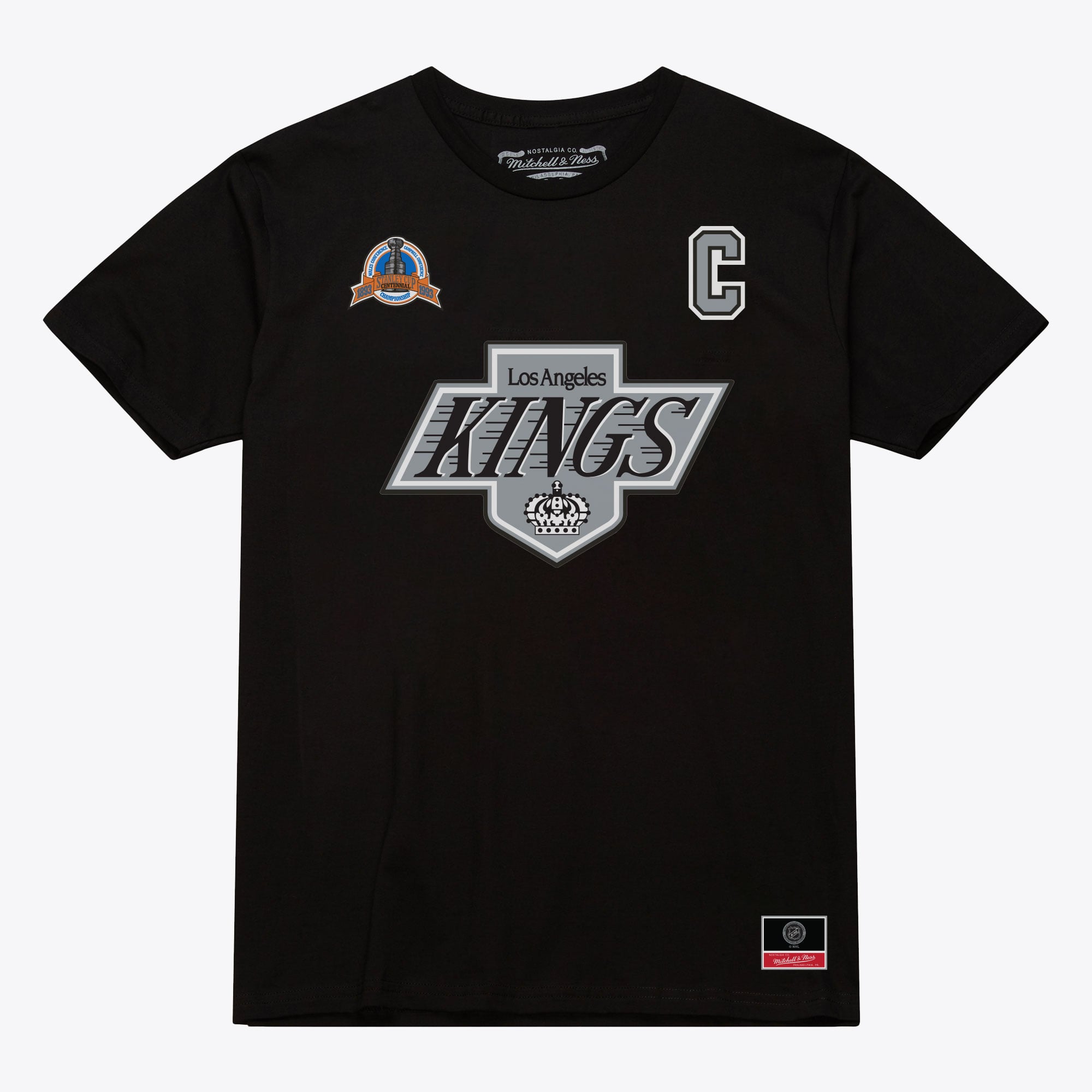 Wayne Gretzky Los Angeles Kings Black Name And Number T Shirt 6324