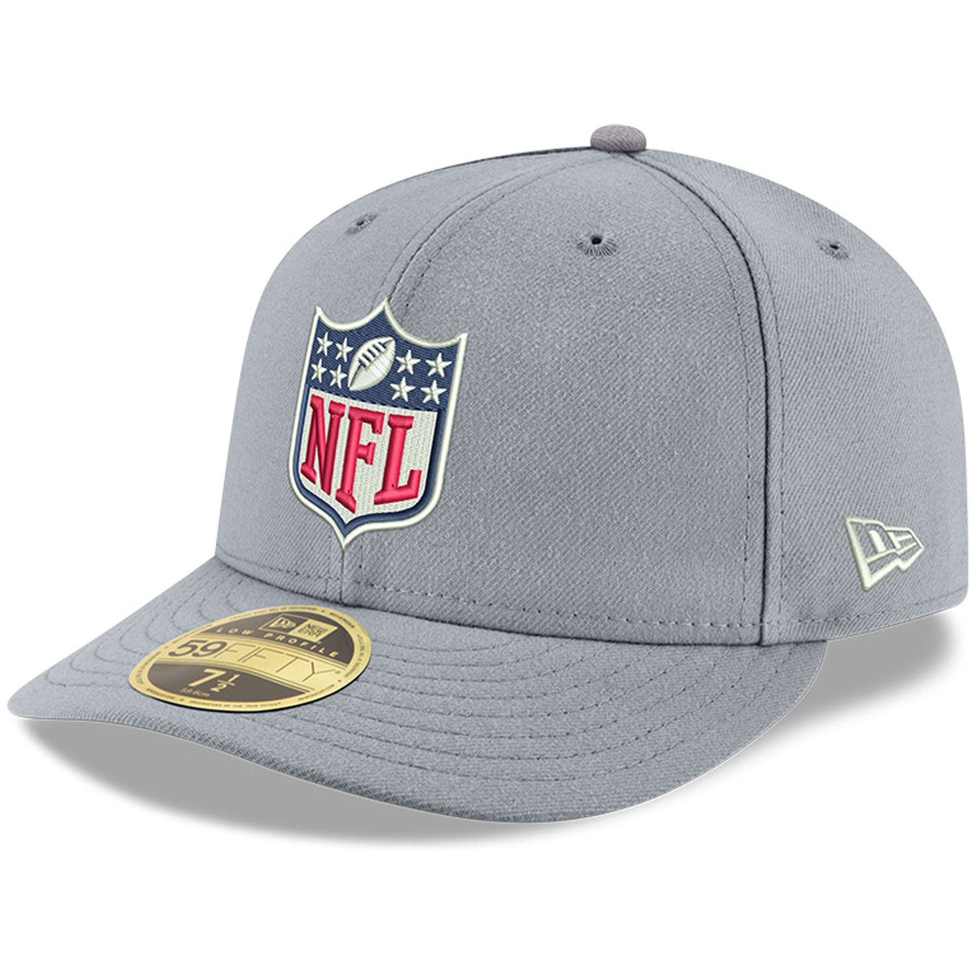 Gorra ajustada 59FIFTY de corona baja con logo de escudo de la NFL en ...