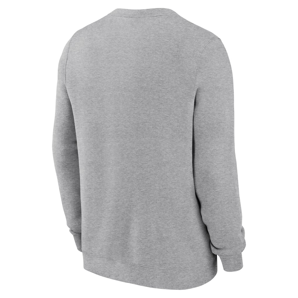 Men's Nike Gray Michigan Wolverines Arch Pullover Sweatshirt