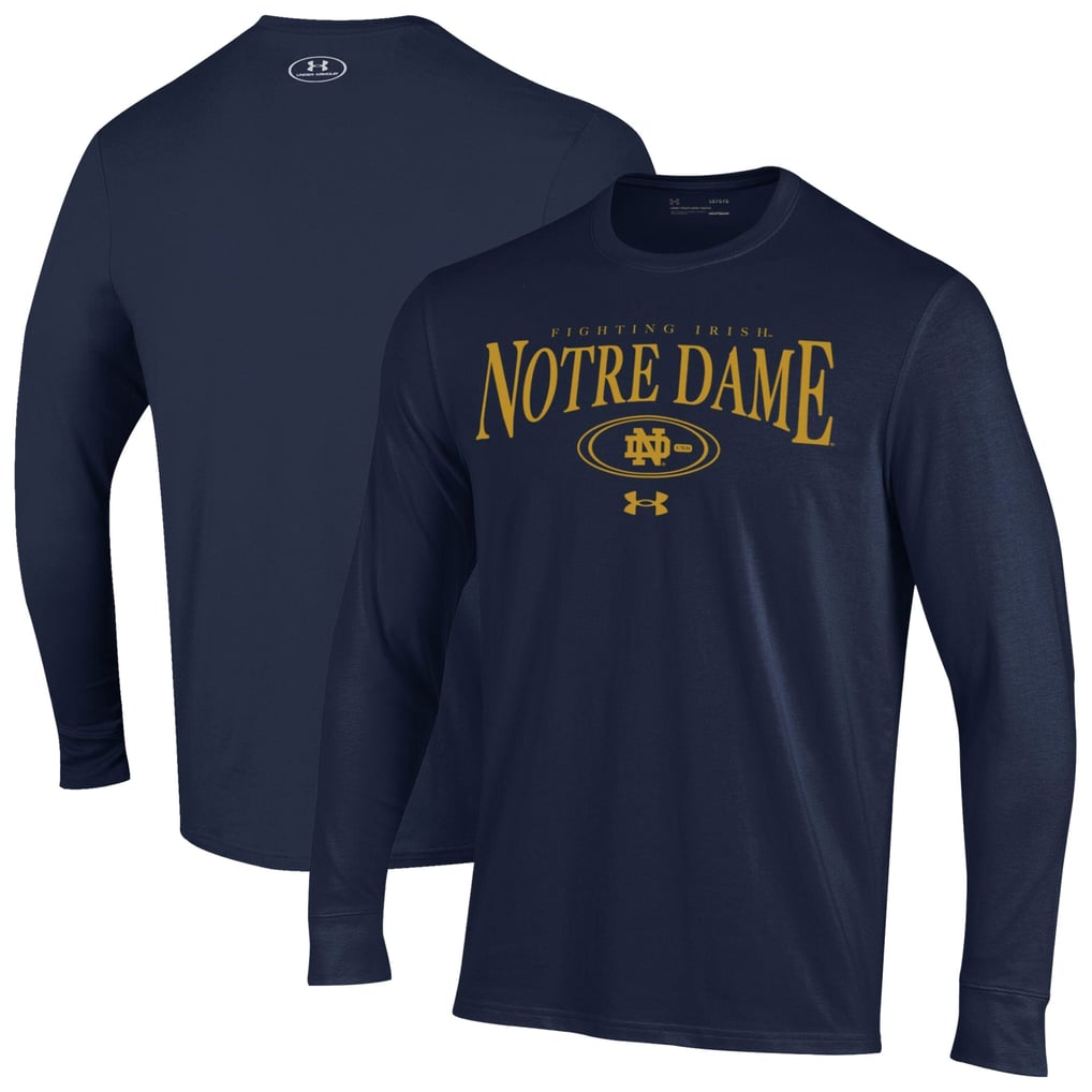 Men's Under Armour Navy Notre Dame Fighting Irish 2026 Sideline ...