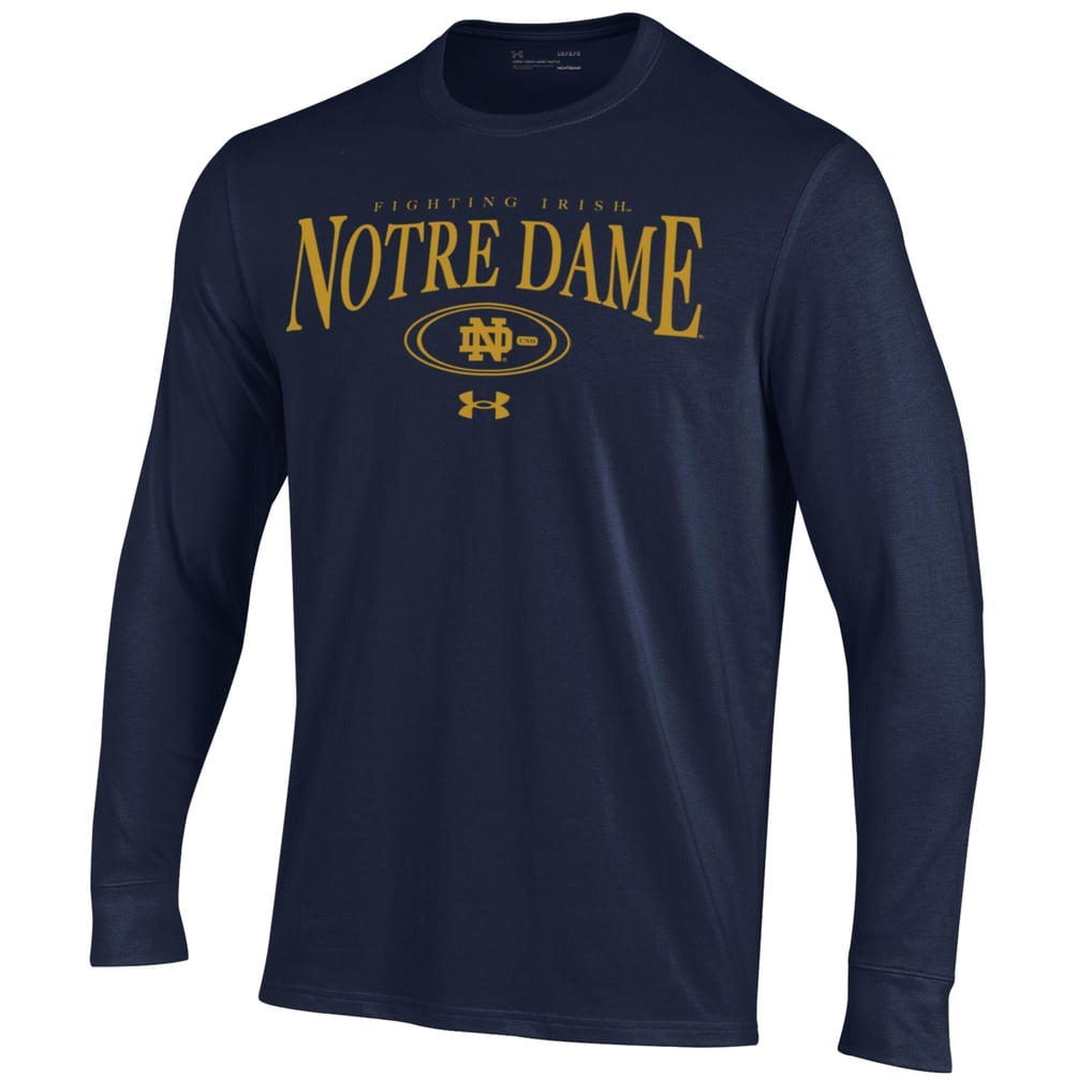 Men's Under Armour Navy Notre Dame Fighting Irish 2026 Sideline ...