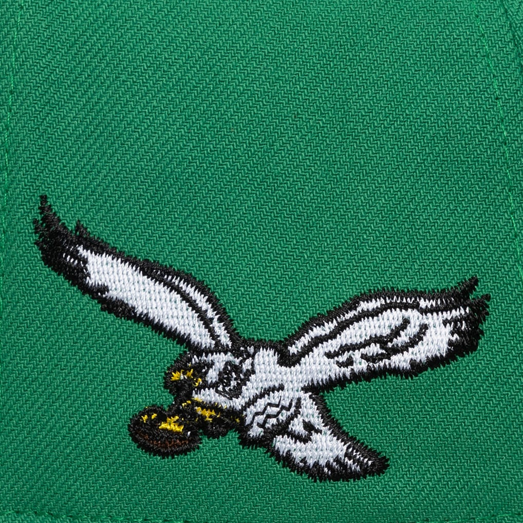 Philadelphia Eagles Kelly Green Head Coach Pro Crown Snapback Hat
