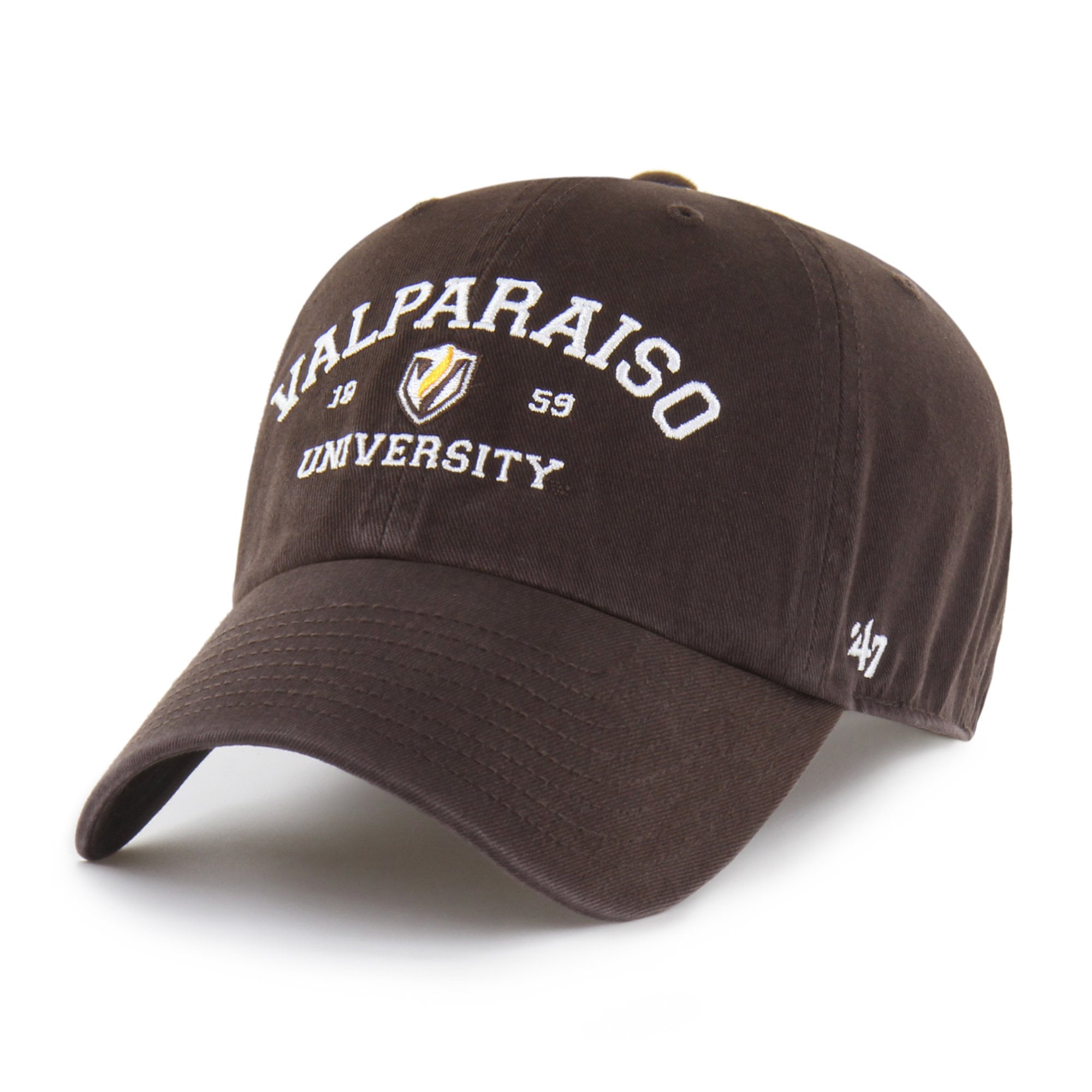Mens '47 BRN Valparaiso University NCAA Academic Clean Up