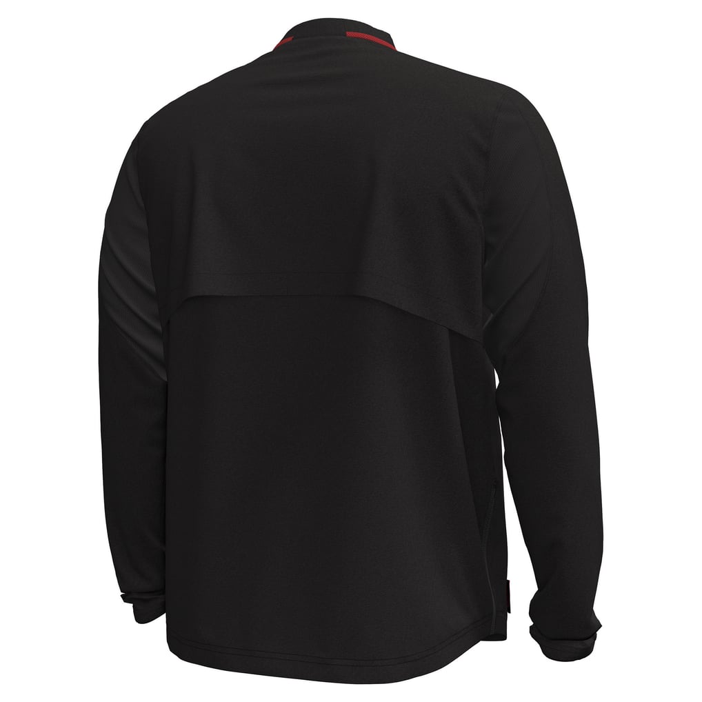 Men's Under Armour Black Wisconsin Badgers Motivate Long Sleeve Quarter ...