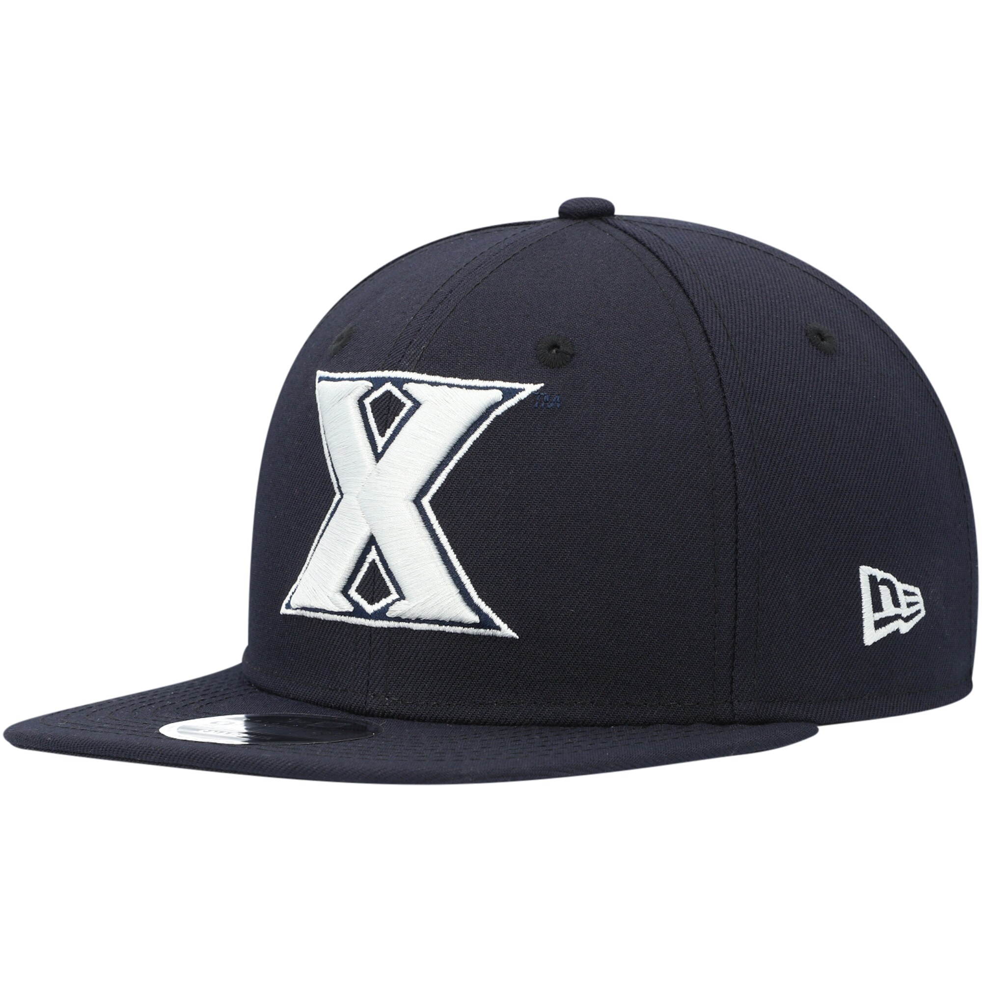 Men's New Era Navy Xavier Musketeers 9FIFTY Snapback Hat